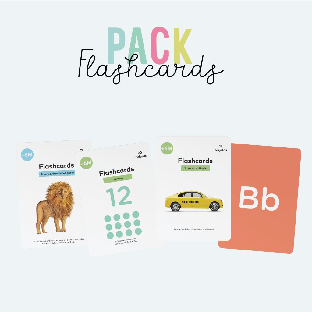 4 Pack de Flashcards: Animales – Abecedario – Frutas y Transporte ...